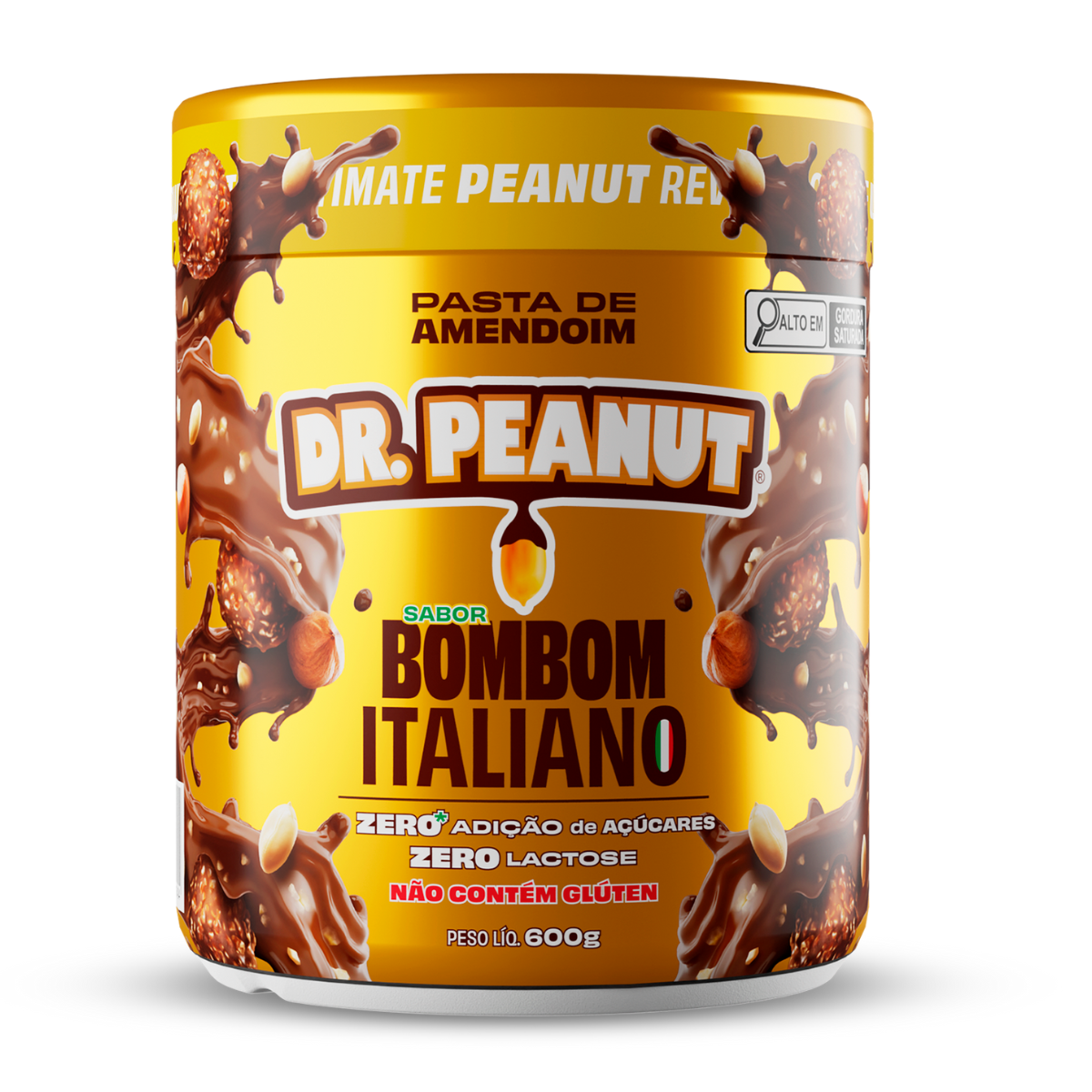 Manteiga de Amendoim Dr.Peanut Leite em Pó com Whey Protein Binshape ...